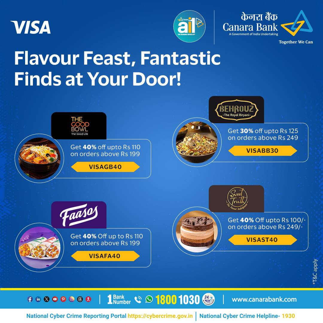 Canara Bank Exclusive Offer - Special Deals and Benefits for Customers